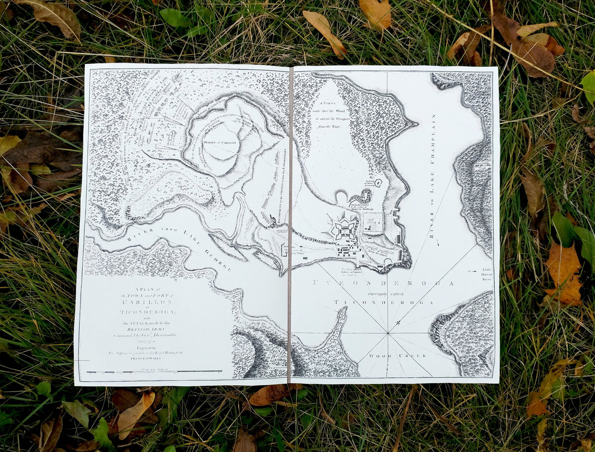 Map of Fort Ticonderoga - Fort Carillon - 1768 – Timbrell Cockburn Cunha
